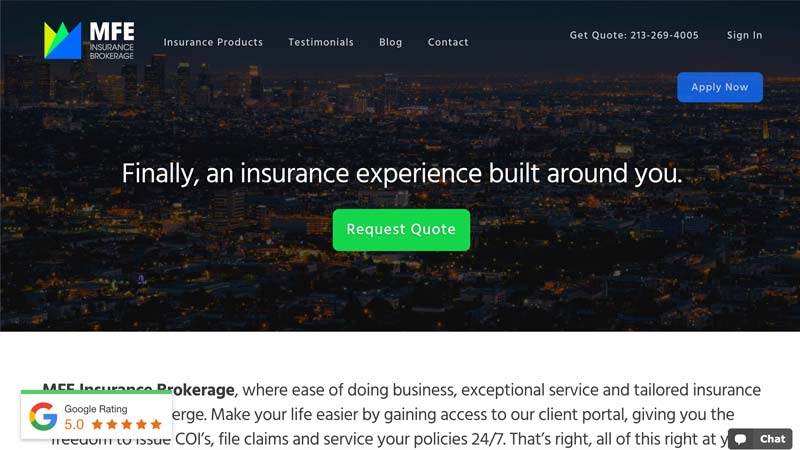 MFE Insurance | 321 Web Marketing